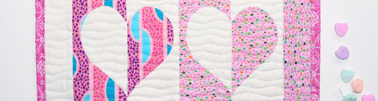 Flip Flop Heart Mini Quilt Tutorial – Paintbrush Studio Fabrics