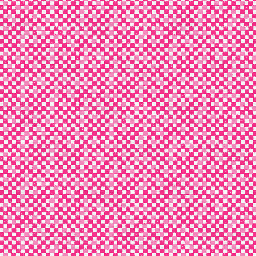Checker Board - Pink – Paintbrush Studio Fabrics