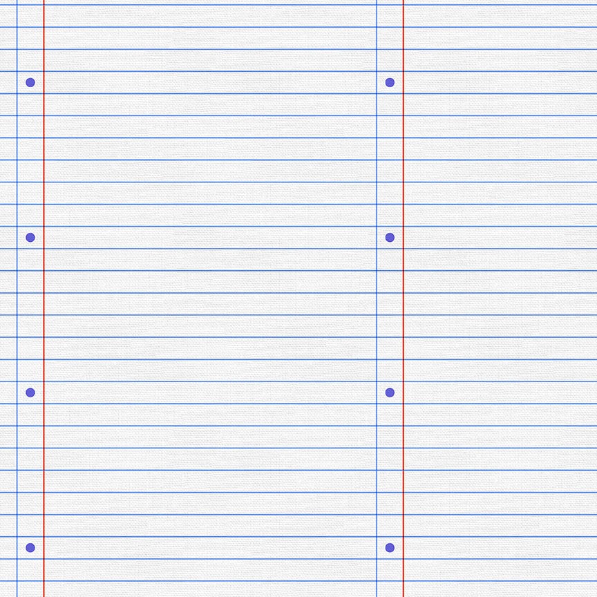 Notebook Paper – Paintbrush Studio Fabrics