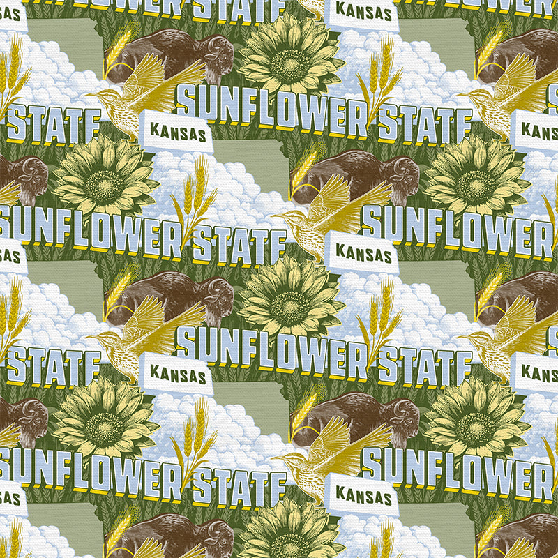 State Spirit - Kansas – Paintbrush Studio Fabrics