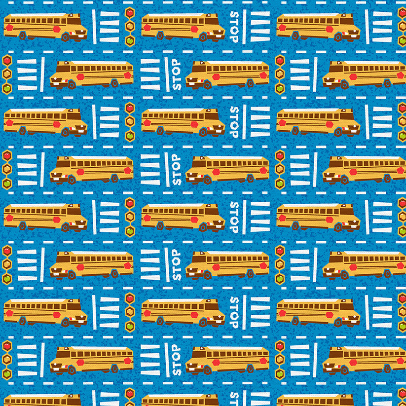 School Buses – Paintbrush Studio Fabrics