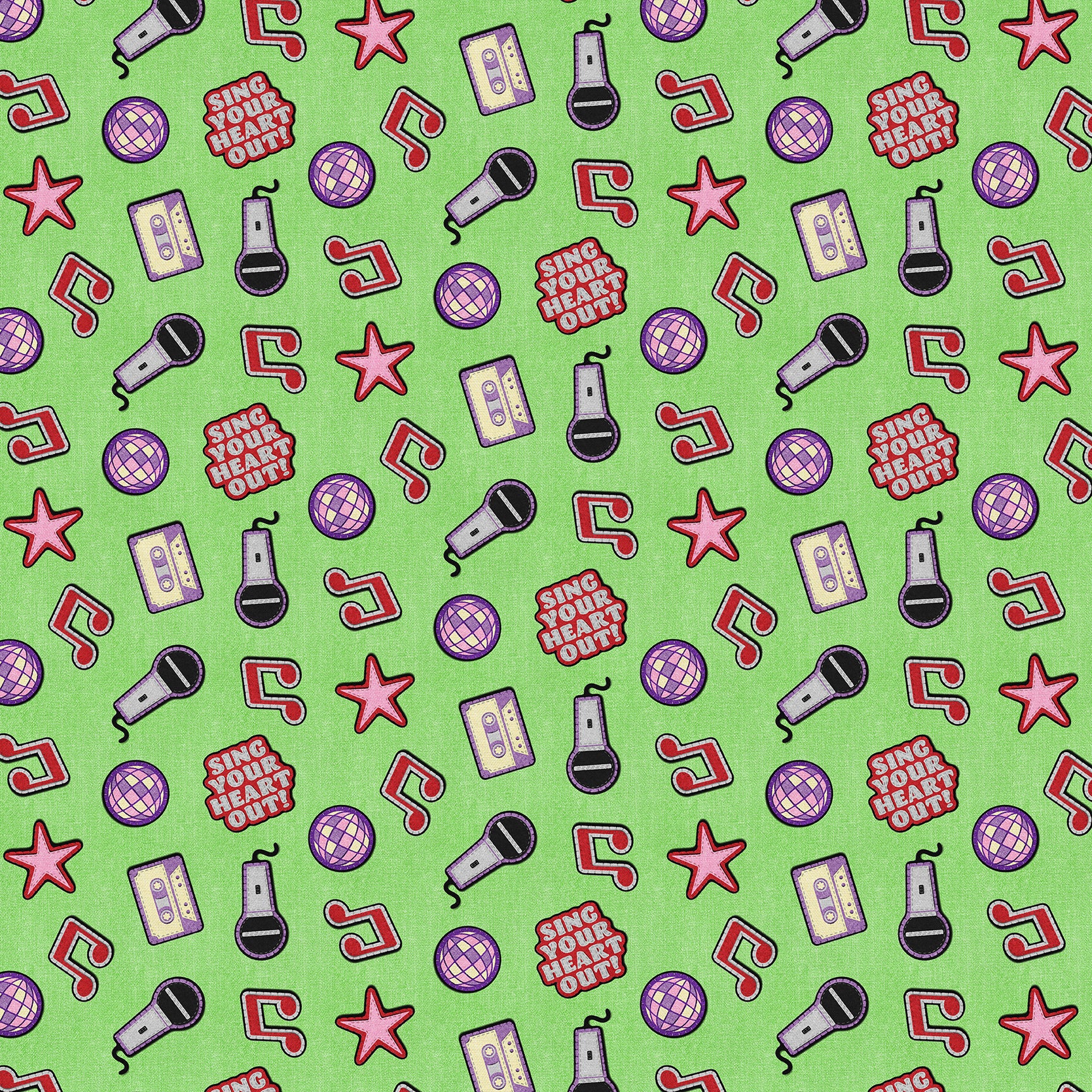 Music - Green – Paintbrush Studio Fabrics