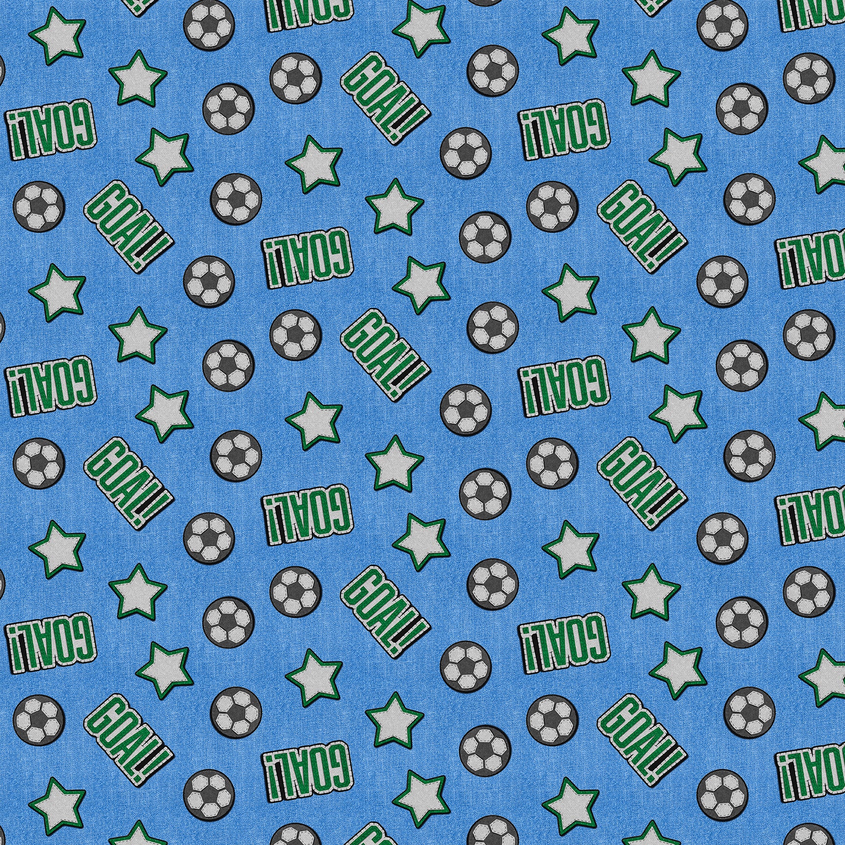 Soccer - Light Blue – Paintbrush Studio Fabrics