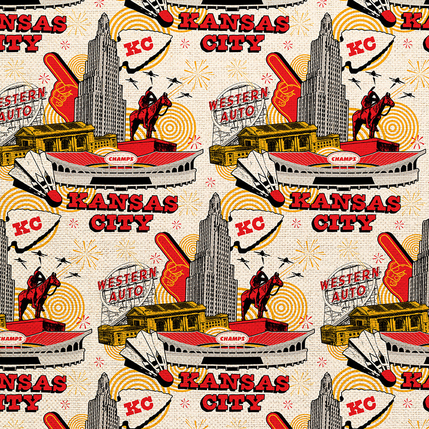 Kansas City Collage – Paintbrush Studio Fabrics