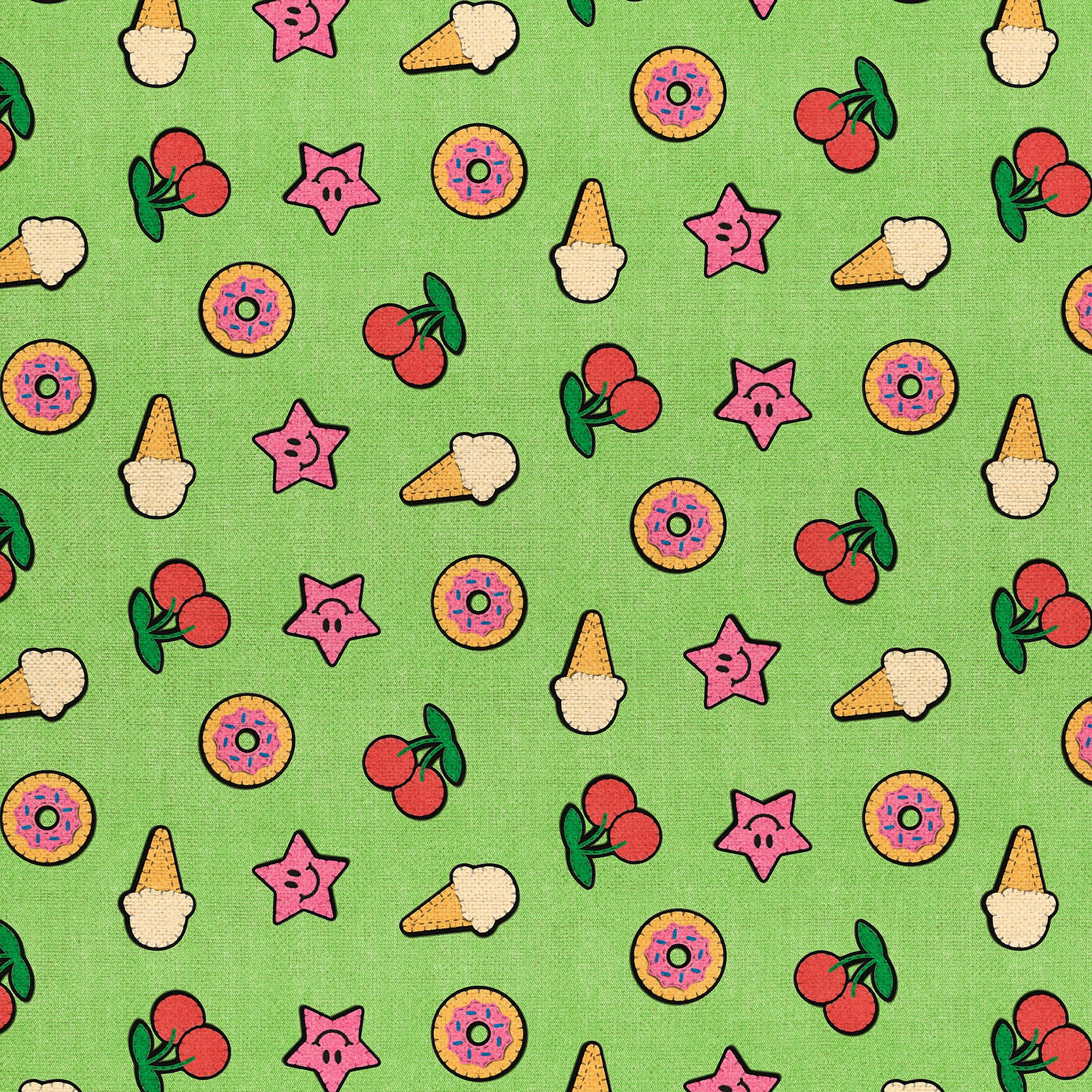 Sweet Tooth - Green – Paintbrush Studio Fabrics