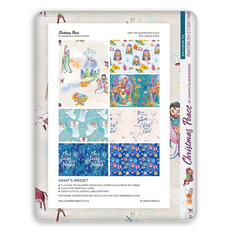 Christmas Peace by Amarilys Henderson – Paintbrush Studio Fabrics