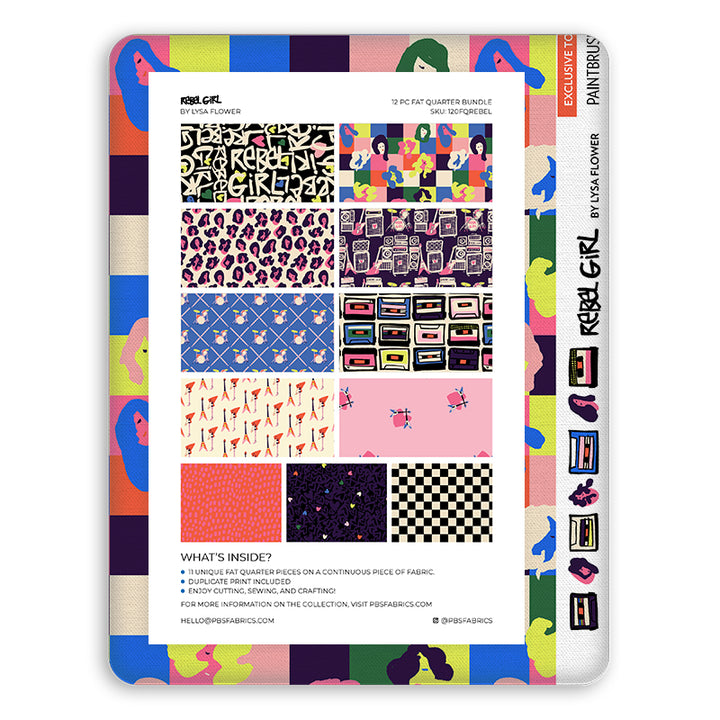 Rebel Girl by Lysa Flower – Paintbrush Studio Fabrics