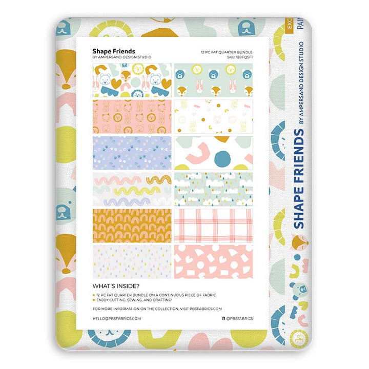 Shape Friends by Ampersand Design Studio – Paintbrush Studio Fabrics