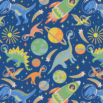 Dino Daydreams by Iris + Sea – Paintbrush Studio Fabrics