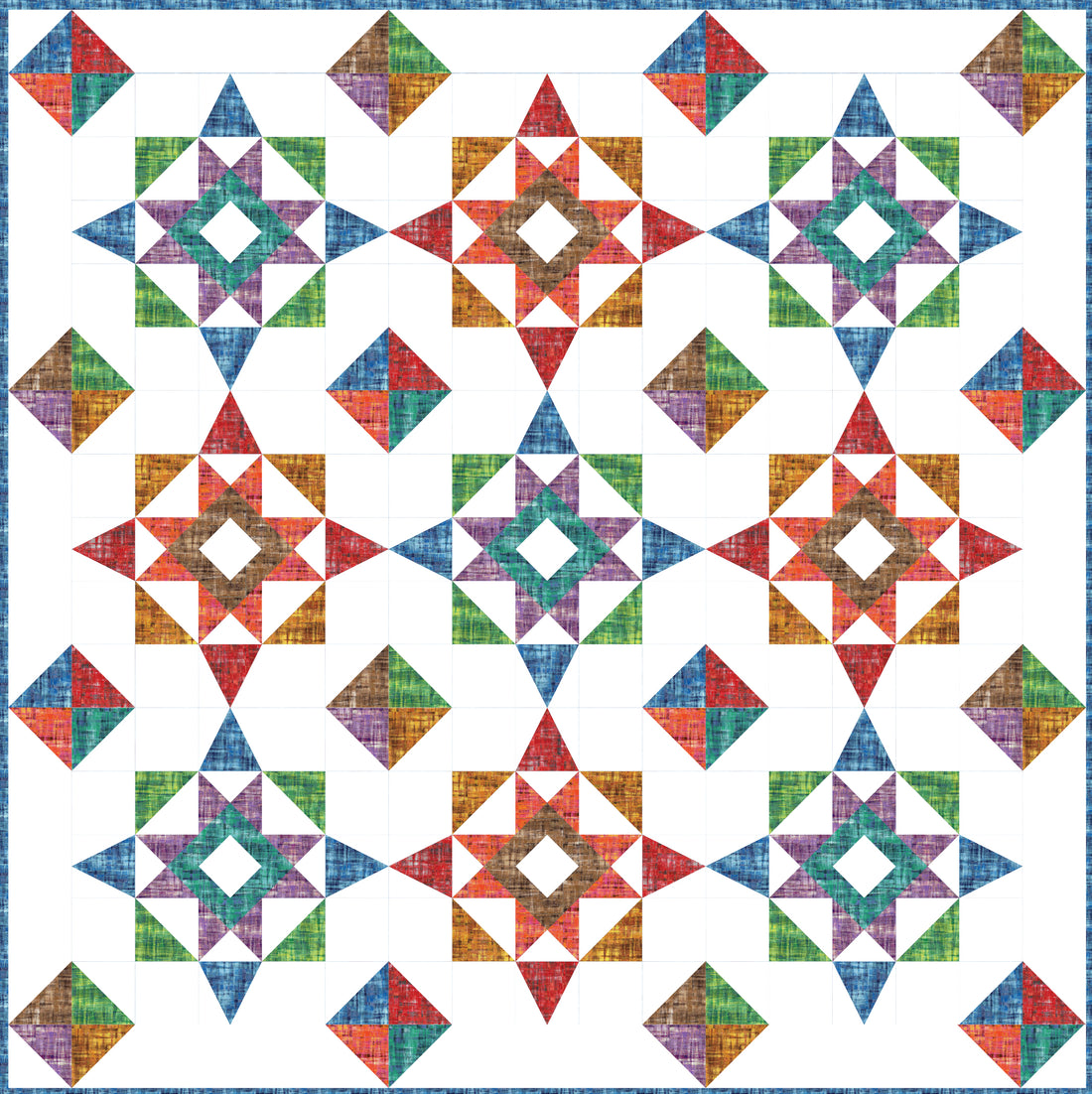 Free Quilt Pattern - Prism Stars – Paintbrush Studio Fabrics