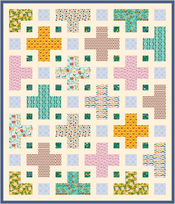 Quilt Pattern - The Violet Quilt By Kitchen Table Quilting – Paintbrush ...
