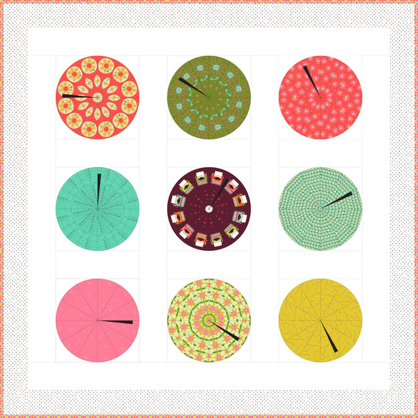 Free Quilt Pattern - Clock Watcher Quilt By Holly Clarke Design ...