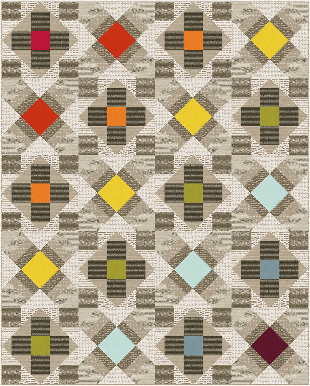 Free Quilt Pattern - Crosswalks By Quiltachussetts – Paintbrush Studio ...
